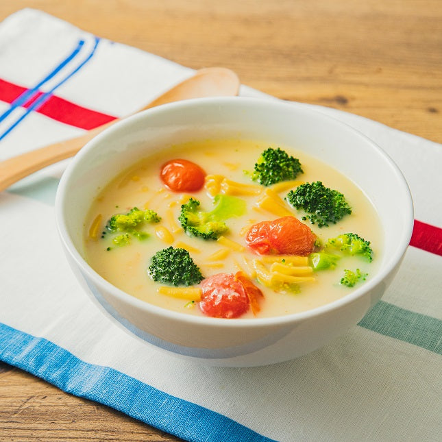 ブロッコリーとミニトマトのクリーミーカレースープミールの作り方・レシピ｜ZENB（ゼンブ）公式通販