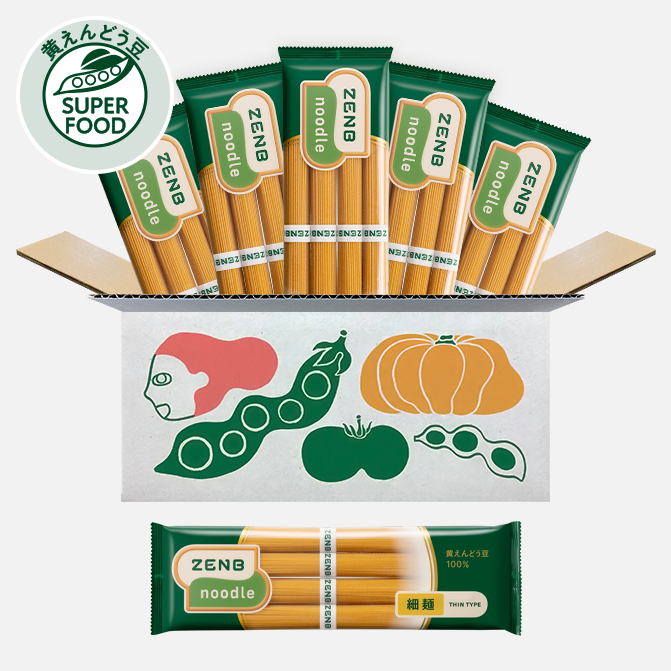ゼンブヌードル 細麺 20食（5袋）｜ZENB（ゼンブ）公式通販