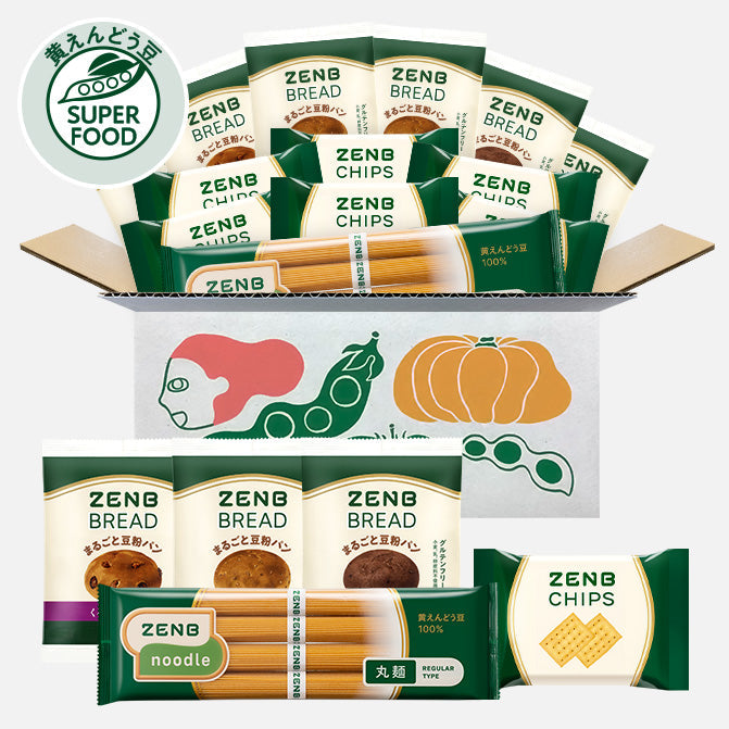 ブレッド6食＋チップス6食＋ヌードル4食｜ZENB（ゼンブ）公式通販