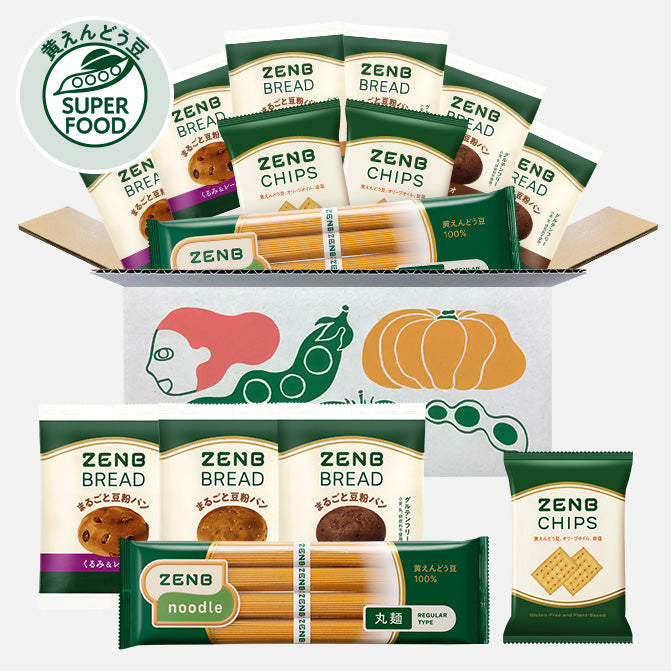 ブレッド6袋＋チップス2袋＋ヌードル1袋｜ZENB（ゼンブ）公式通販