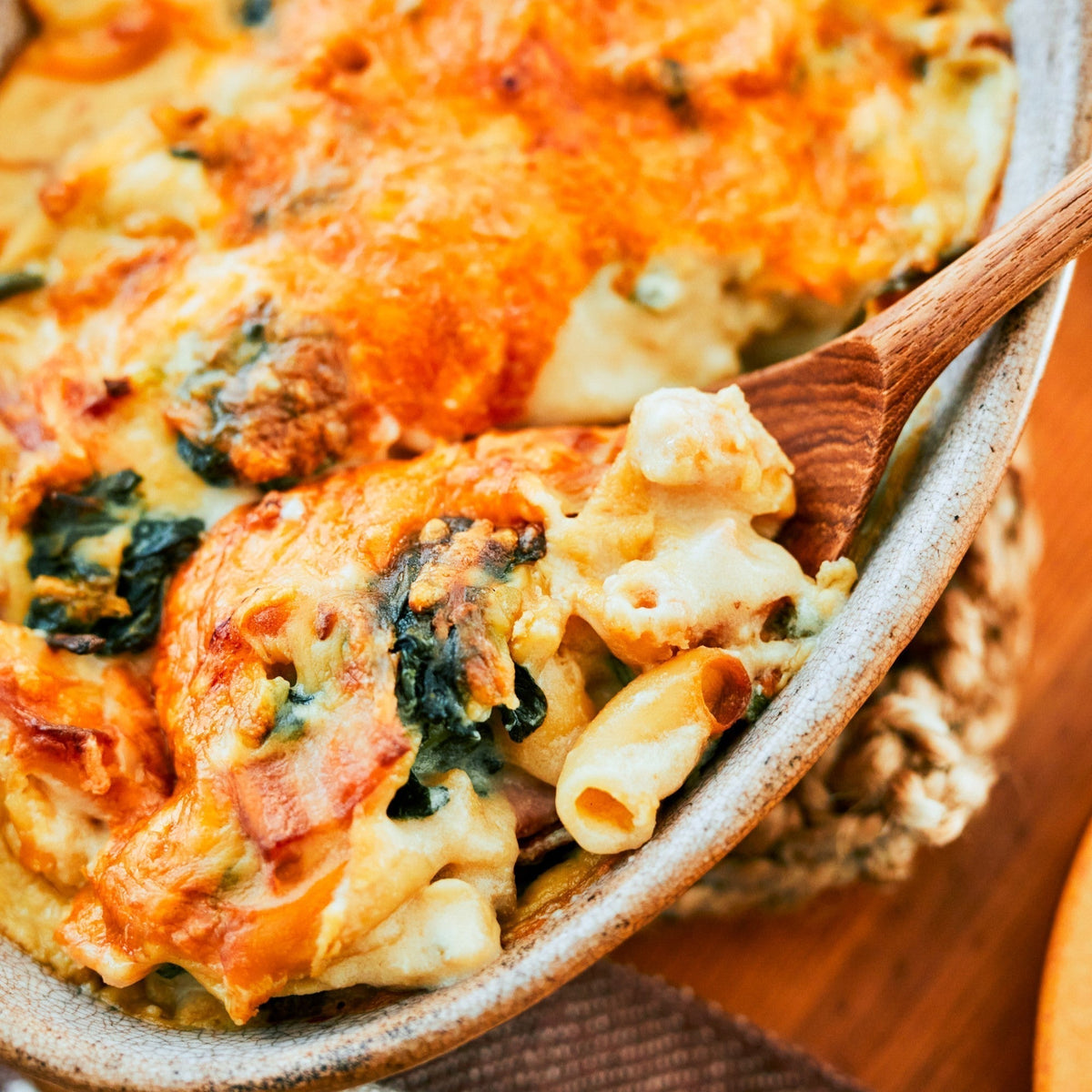 ほうれん草と舞茸の豆乳クリームグラタンの作り方・レシピ｜ZENB（ゼンブ）公式通販