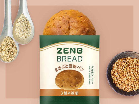 まるごと豆粉パン（グルテンフリーパン・糖質オフパン）ZENB BREAD【ブレッド一覧】