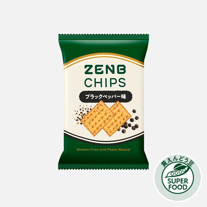 ゼンブチップス ブラックペッパー / 豆チップス｜ZENB（ゼンブ）公式通販